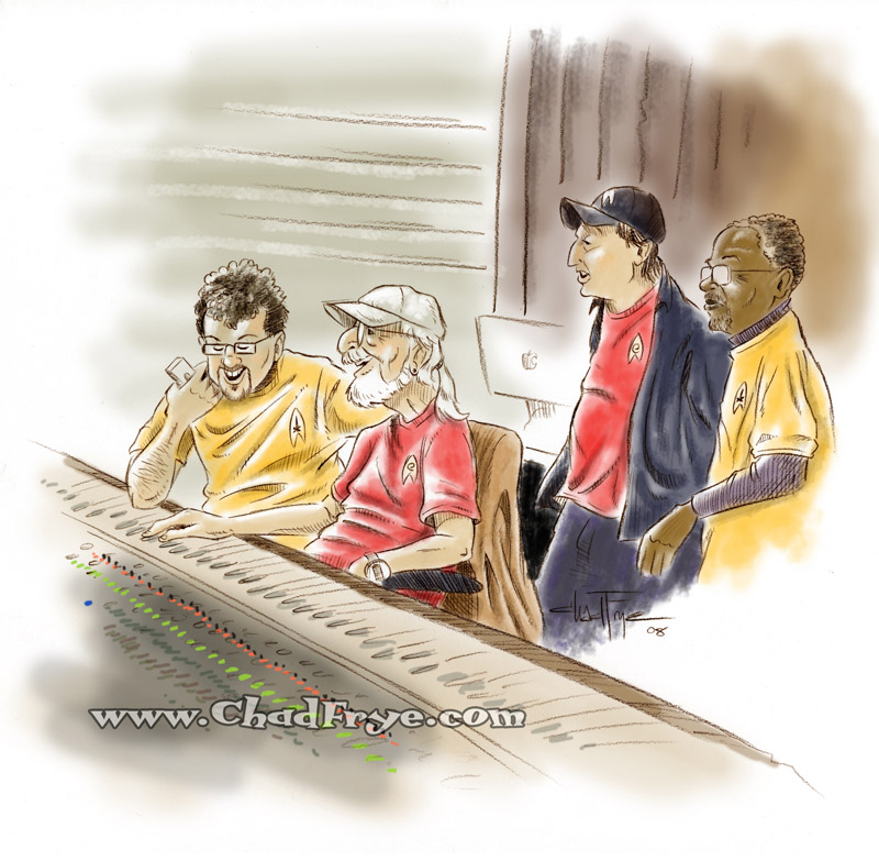 Star Trek Scoring Sessions Courtroom Sketches – The Chad Frye ...