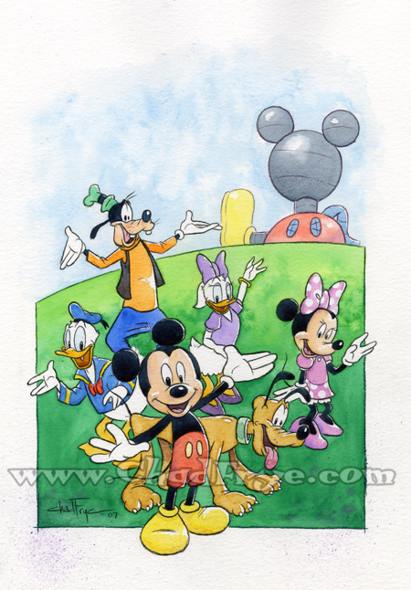 “Mickey Mouse Clubhouse” Extras! – The Chad Frye – Illustration Guy