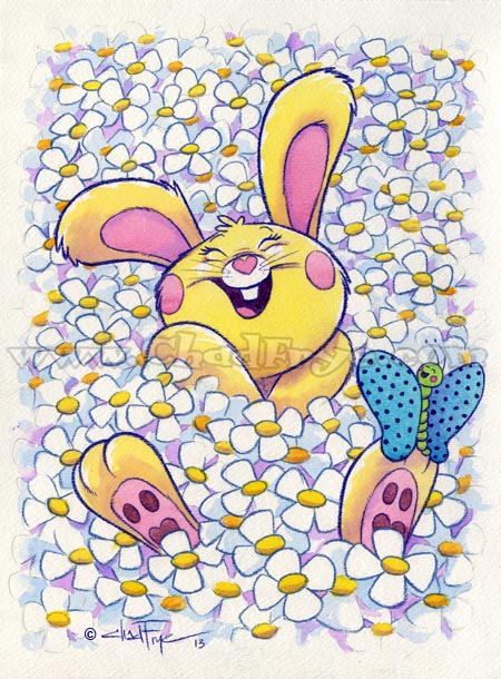The Giggle Bunny – The Chad Frye – Illustration Guy