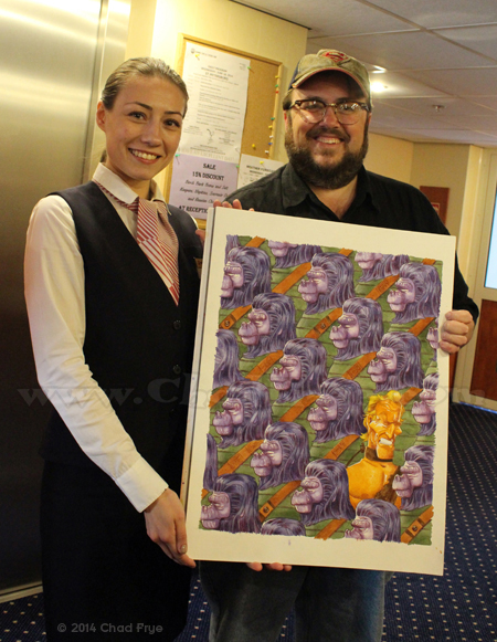 Violet Monkeys – The Chad Frye – Illustration Guy