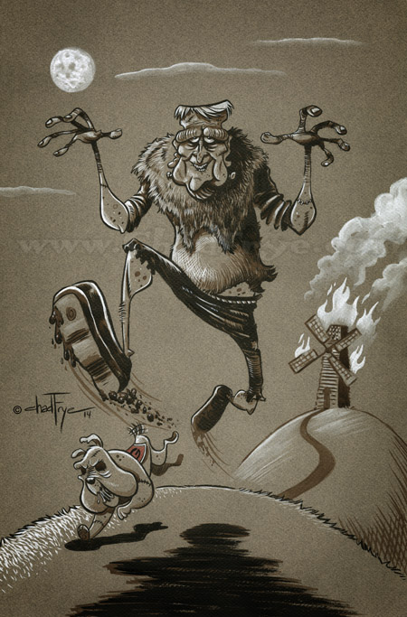 2014 Monster Month: Day 10 – Jackenstein – The Chad Frye – Illustration Guy