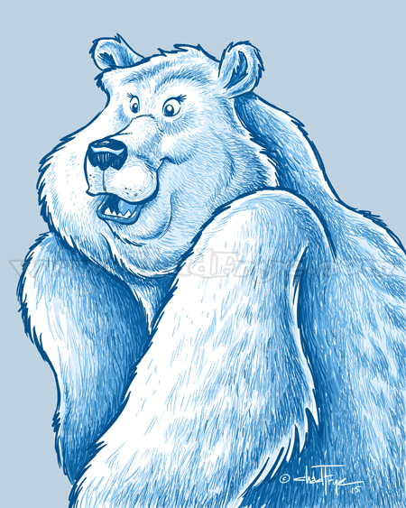 Blue Bear – The Chad Frye – Illustration Guy