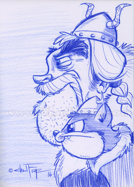 Viking Cat – The Chad Frye – Illustration Guy