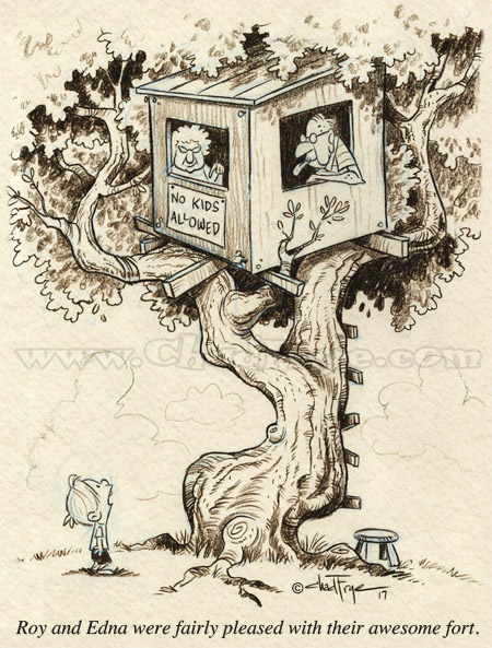 The Tree Fort – The Chad Frye – Illustration Guy