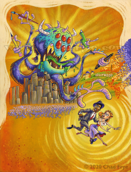 Making of a Monster – Part 6 – The Chad Frye – Illustration Guy