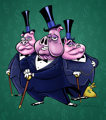 Drawn & Quoted: Three Little Pigs – The Chad Frye – Illustration Guy